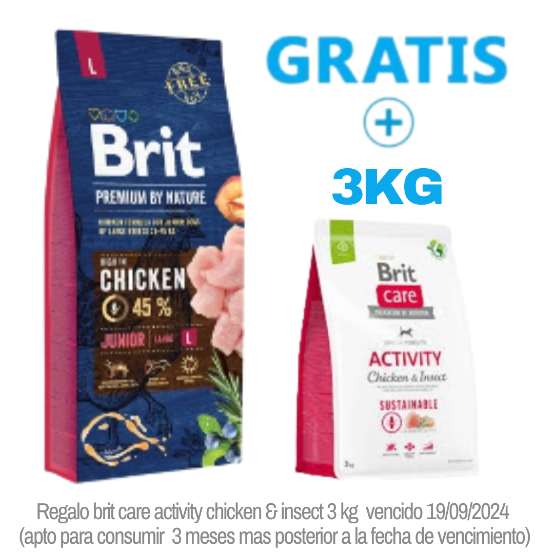 Brit Premium By Nature Junior Large 15 kg + GRATIS! Brit Care Activity ...
